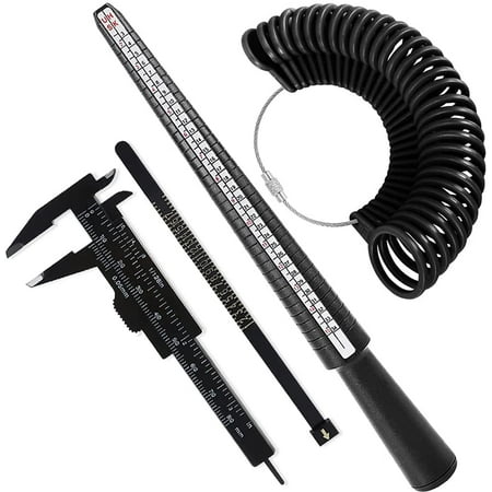 HTAIGUO Ring Sizer Measuring Tool, Plastic Ring Mandrel Stick & Ring ...