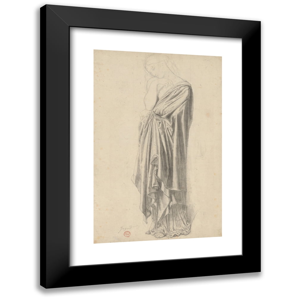 Jean Auguste Dominique Ingres 11x14 Black Modern Framed Museum Art ...