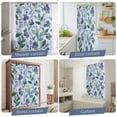 Blueberries Bell Flowers Shower Curtain Set, Waterproof Shower Curtains ...