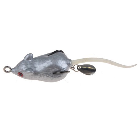Lifelike Mouse Fishing Lure Freshwater Mice Fishing Bait bait Silicone ...