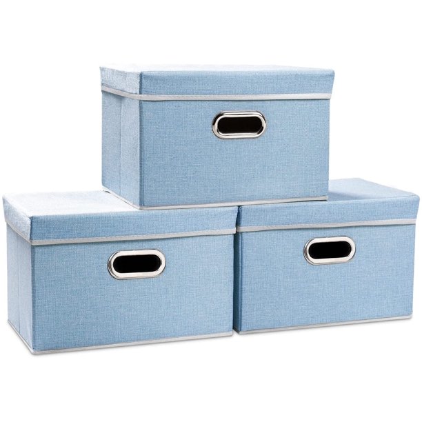 Fabric Covered Storage Bins