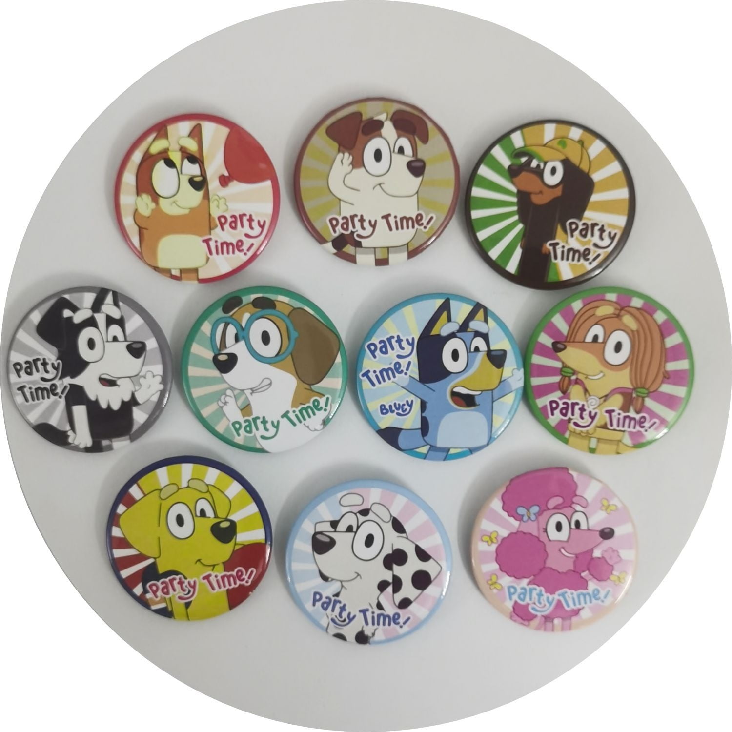 Bluey Pattern Silicone Bracelet Sports Bracelet Bluey Keychain Bluey ...