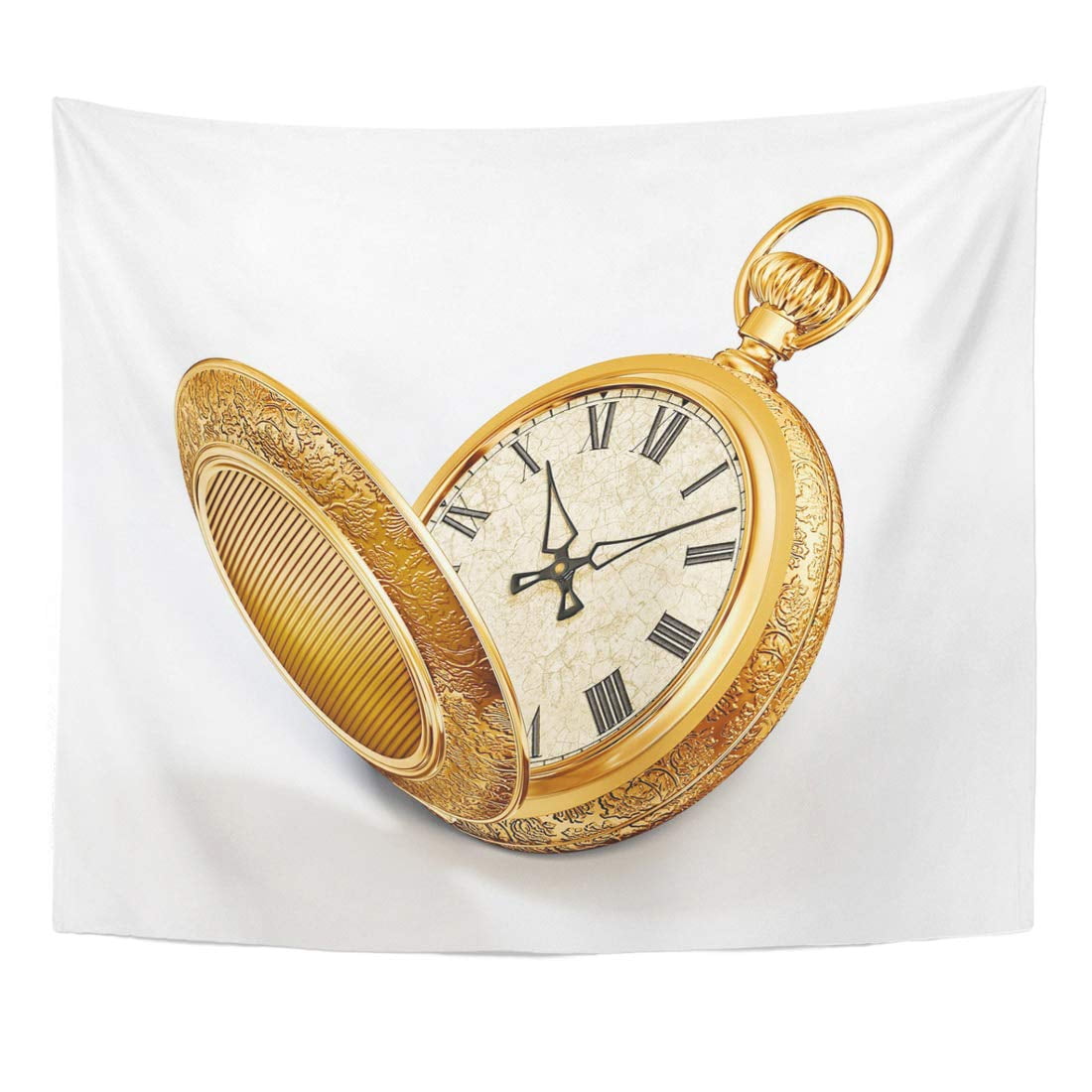 ZEALGNED Clock Pocket Vintage Watch White Gold Antique Golden Luxury ...
