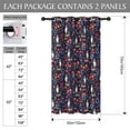 Bernese Mountain Dog and Floral Blackout Curtains,Triple Weaved Fabric ...