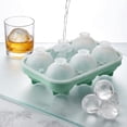 Baseball Sphere Ice Cube Mold,3D Large Baseball Silicone Fun Shapes ...