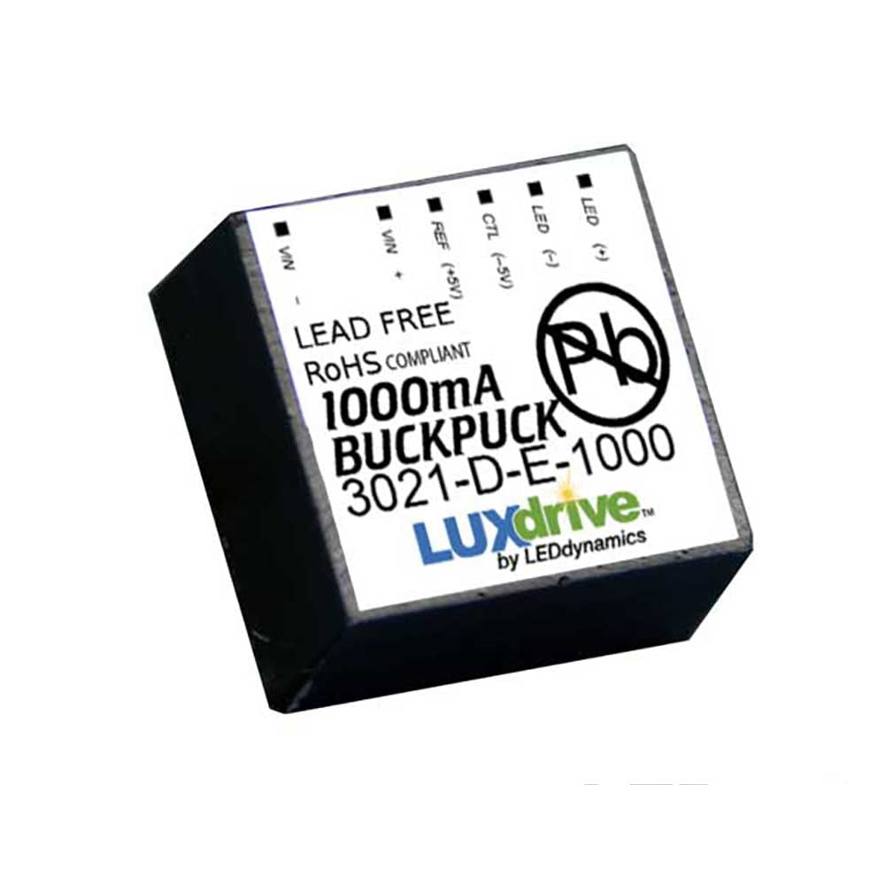 LuxDrive BuckPuck - 1000mA Constant Current LED Driver with Dimming ...