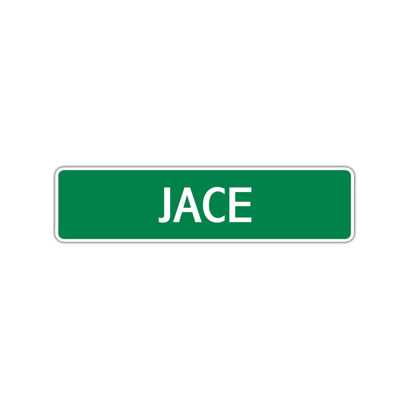 Jace Boys Letter Printed Label Indoor Outdoor Wall Children Name Plaque ...