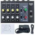 MIX-428 Mini Portable Audio Mixer 8 in 2 out Low Noise Mixer Sound ...