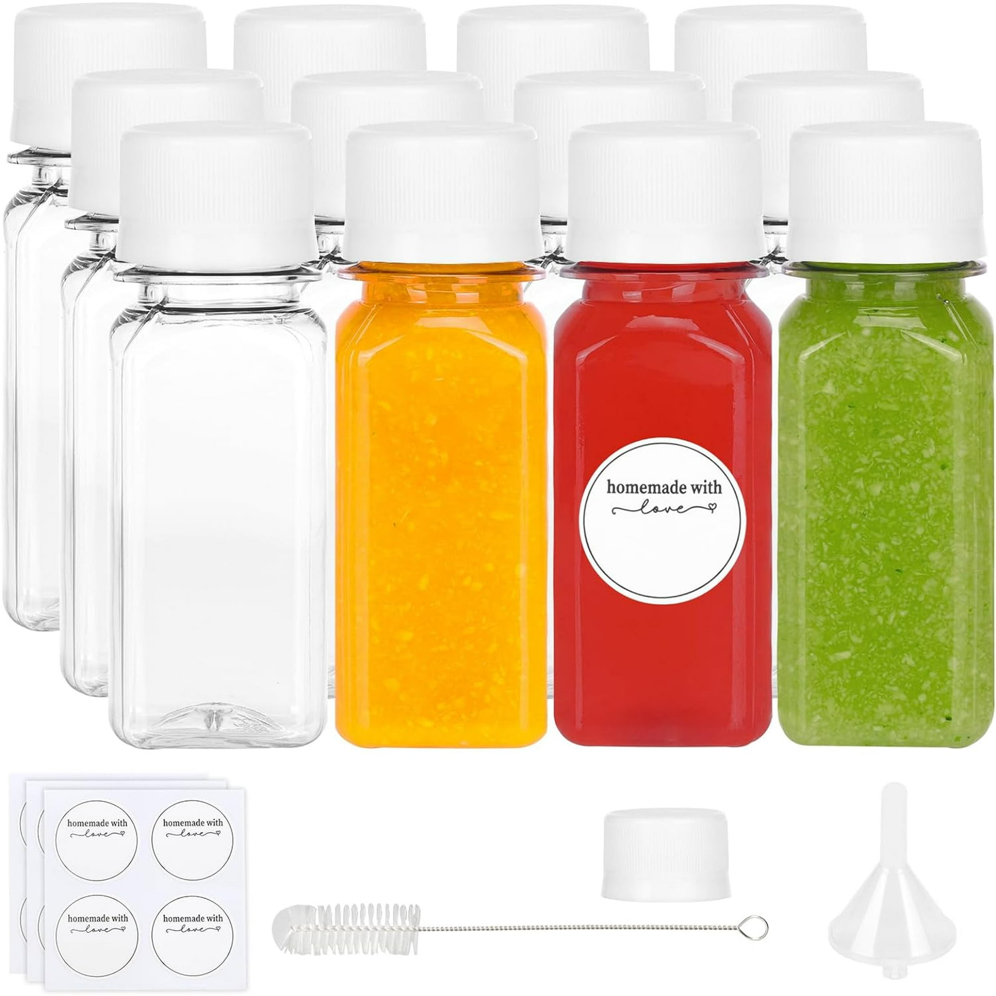 Click here for Hahdaxia 12pcs 2oz Juice Bottles For Juicing  Mini... prices