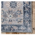 Wyatt & Ash Machine Washable Area Rug, Navy 5'3" x 7'5" - Walmart.com