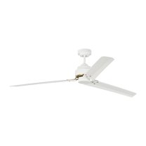 Ceiling Fan with Light Kit with Utilitarian Inspirations 16.5 inches ...
