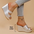 Bkhluea Women Open Toe Slide Sandals Dual Strap Shoes Comfortable For ...