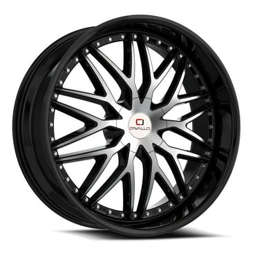RTX Illusion 18x8 5x114.3 ET45 CB73.1 White & Black Wheel - Walmart.com