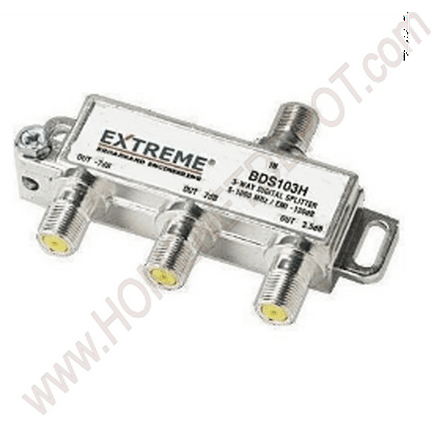 EXTREME BROADBAND BDS103H 3 OUTPUT PORTS UNBALANCED RF SPLITTER MOCA 1. ...