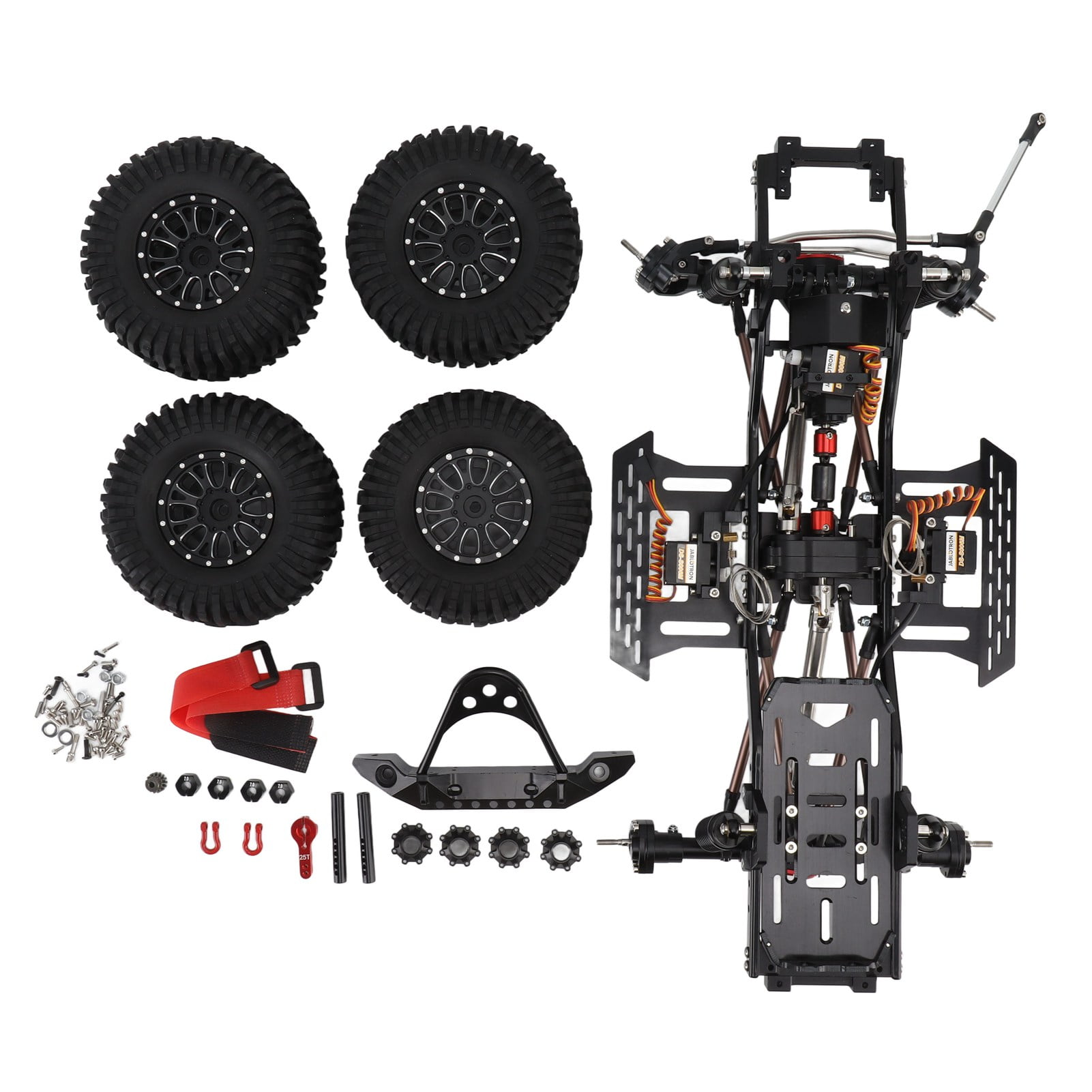 Estructura metálica del vehículo de hormigón armado de 1 / 10 Proporción 313 mm de distancia ...