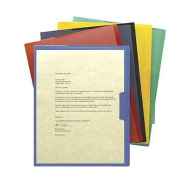 Ultimate Office PocketFile™ Clear Poly Document Folder Project Pockets ...
