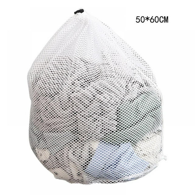Large Washing Net Bags, Durable Fine Mesh Laundry Bag With Lockable ...