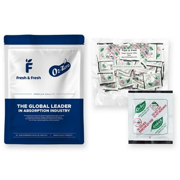 Fresh & Fresh [100 Packs] 500 CC Premium Oxygen Absorbers(2 Bag of 50 ...