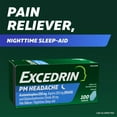 Excedrin Pm Pain Reliever and Nighttime Sleep-Aid Caplets for Headache ...
