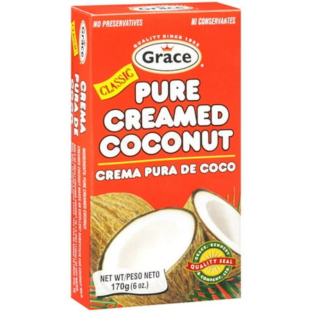 Grace Pure Creamed Coconut, 170 g - Walmart.com