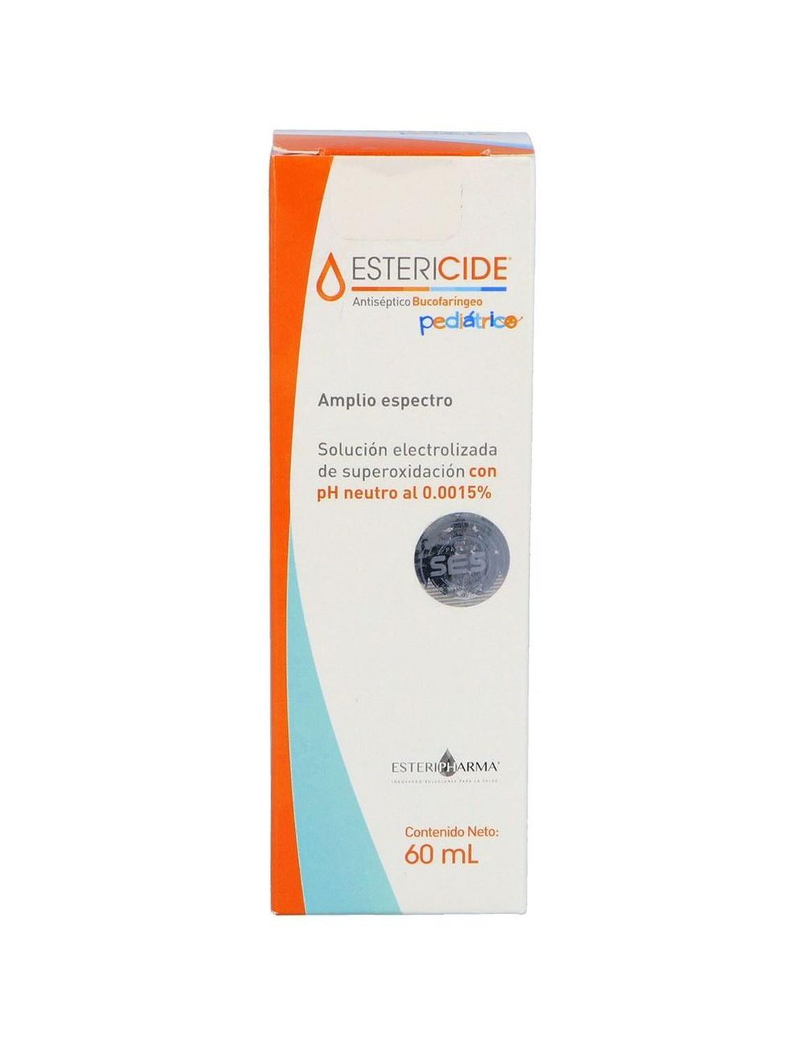 Estericide Antiséptico Bucofaríngeo Solución Pediátrica Caja Con Frasco ...