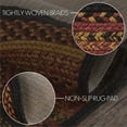 VHC Brands Heritage Farms, Braided Jute Rug, Non-Skid Pad, Door Mat ...