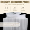 100 Pack 10''x 12'' Cushion Foam Pouches, Moving Supplies for Dishes ...