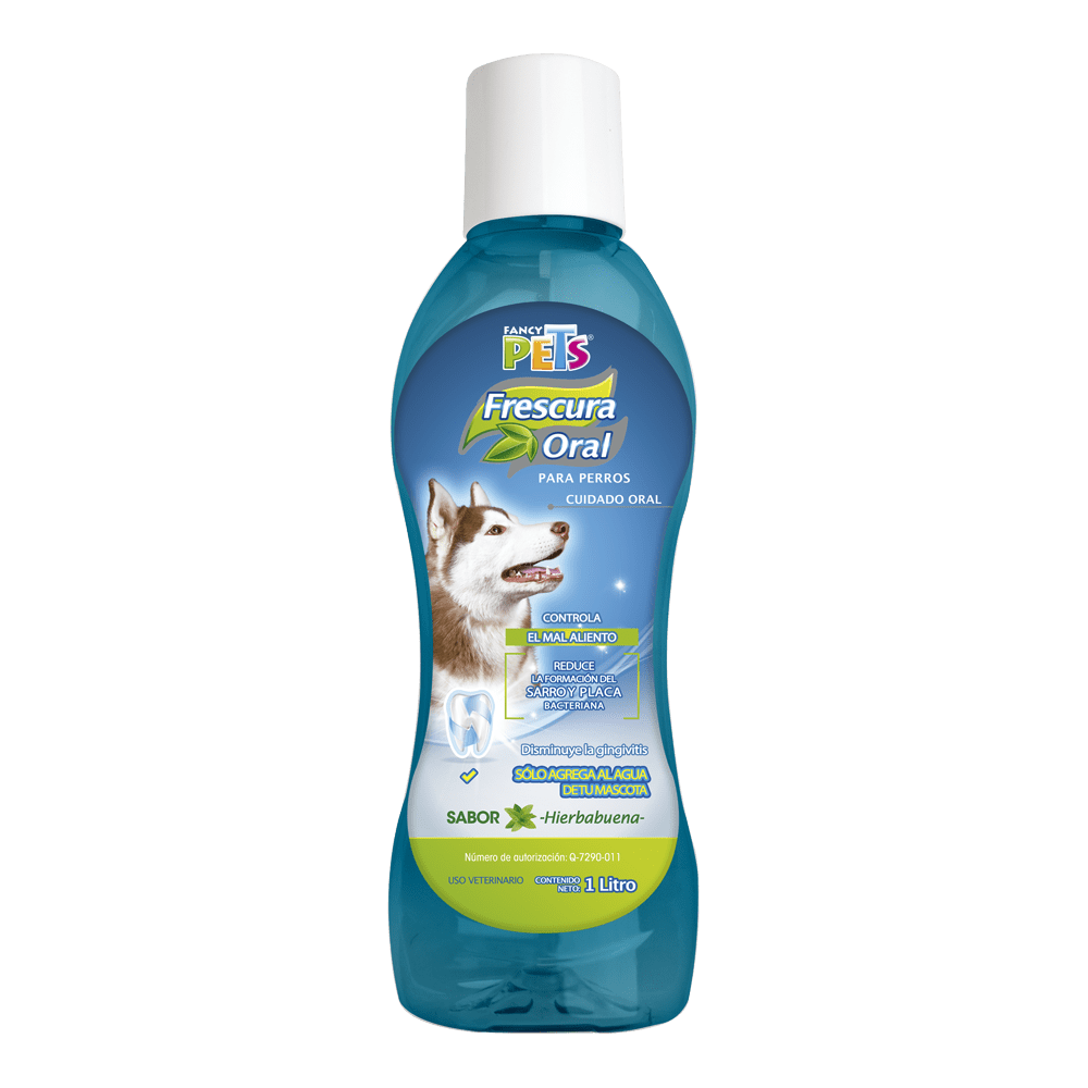 Refrescante de aliento para perros Fancy Pets 1 L Sabor hierbabuena ...