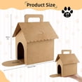 24 Pcs Dog Party Favor Boxes,Kraft Paper Design Foldable Dog House ...