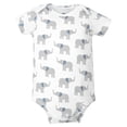 Hudson Baby Infant Boys Cotton Bodysuits 5-Pack, Blue Elephant Peanut ...