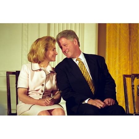 First Lady Hillary Clinton And Her Husband History (24 x 18) | Walmart ...