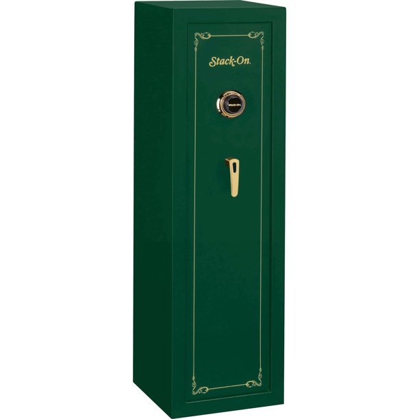 Stack-On 10-Gun Safe with Combination Lock, Hunter Green - Walmart.com
