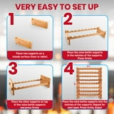 Free Shipping! SereneLife 72 Bottle Freestanding Wine Rack, 8-Tier ...