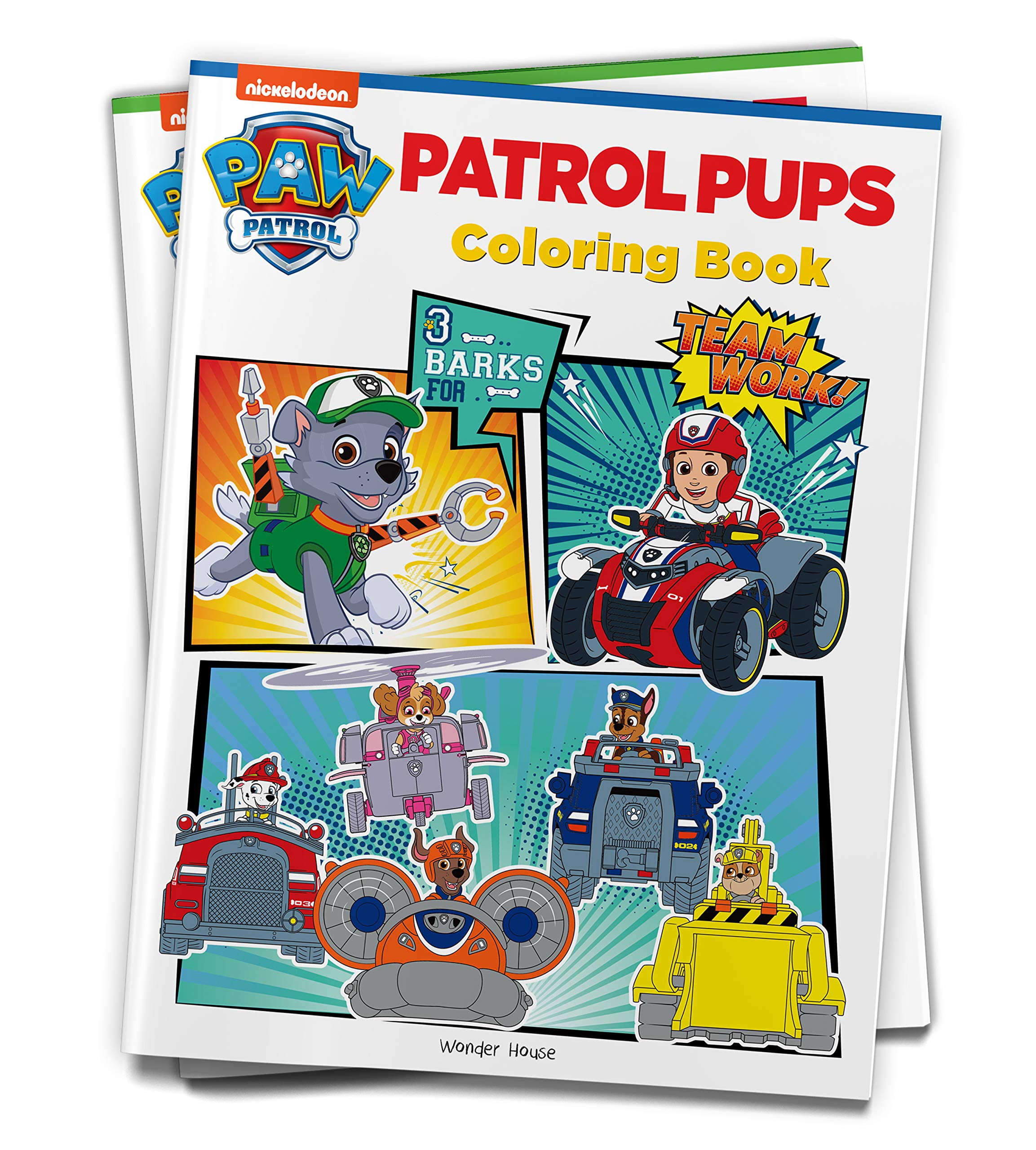 Paw Patrol Coloring Book Chase