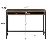 Mainstays Sumpter Park Student Desk, Canyon Walnut - Walmart.com