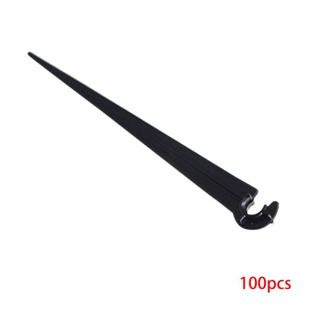 Homeholiday 100 Pieces Irrigation Drip Support Stakes 4/7mm Tubing Hose ...