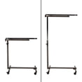 EasyComforts Rolling Tray Table with Swivel Casters, Adjustable Height ...