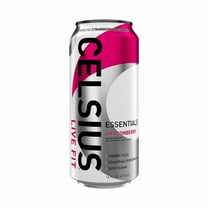CELSIUS ESSENTIALS, Caffeinated Dragonberry Sparkling Beverage, High ...