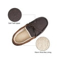 ULTRAIDEAS Mens Comfy Moccasin Slippers Memory Foam House Shoes Sherpa Fleece - Walmart.com