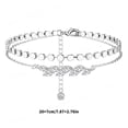Adjustable Layered Anklet Waterproof Beach Jewelry Ankle Chain Foot ...