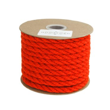 AK-Trading 6mm x 10 Yards Jute Rope Cord Twine (Red) - Walmart.com