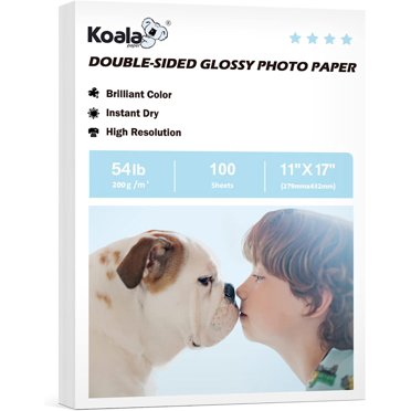 Koala Double Sided Photo Paper 11x17 Matte 66lb Heavyweight Matte Photo Paper 50 Sheets 13Mil ...