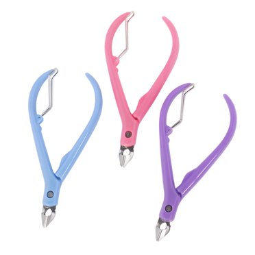 Cuticle Trimmer Scissors, Remover Anti Slip Silicone Handle, Nail Care ...