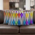 Abstract Geometric Lumbar Pillow Covers 12 x 20 Inch Pillow Covers Set ...