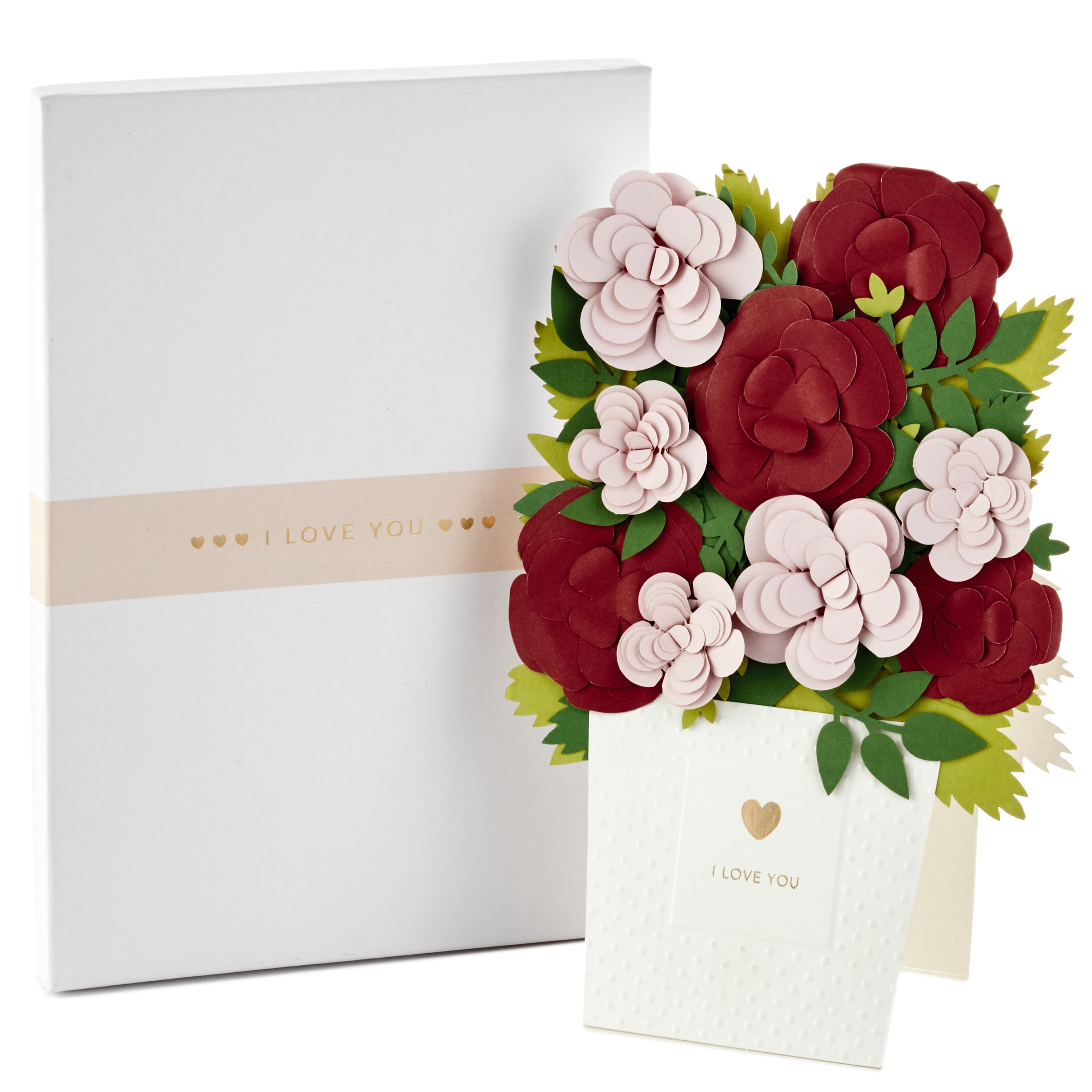 Hallmark Signature Paper Craft Flowers Displayable Bouquet Anniversary ...