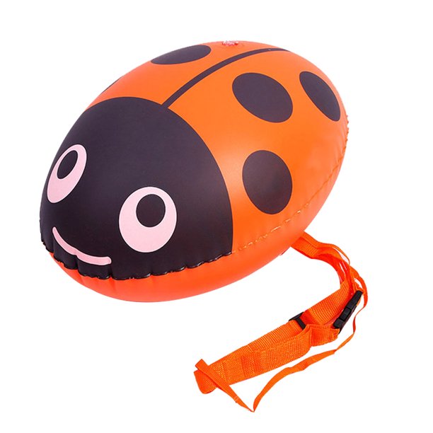 Ladybug Shaped Swim Float Buoy Safety Float Swimming Bag for Open Water ...