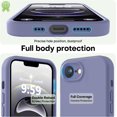 CHISHZL-Designed for iPhone 16e/17e Case, Premium Silicone with [Soft ...