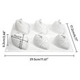 6-cavity Zongzi Mold Silicone Cake Mold Rice Dumpling Fondant Molds ...