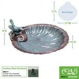 Achla Designs Scallop Shell Bird Bath and Feeder - Walmart.com