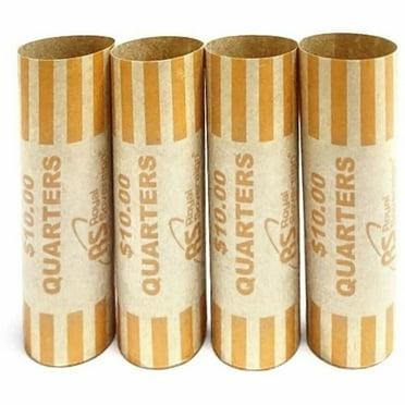L LIKED Preformed Coin Wrappers - 256 Assorted Rolls for Quarters ...